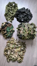 3D Camo Net Airsoft Helmet Cover Laser Cut Nylon Drawstring Helmet ...