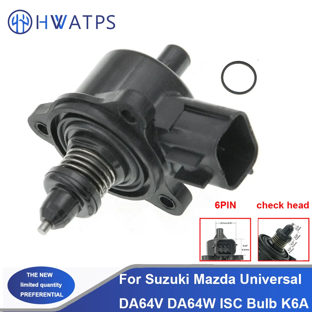 ISCV Idle Speed Control Sensor Valve for Suzuki, Mazda, Universal ...
