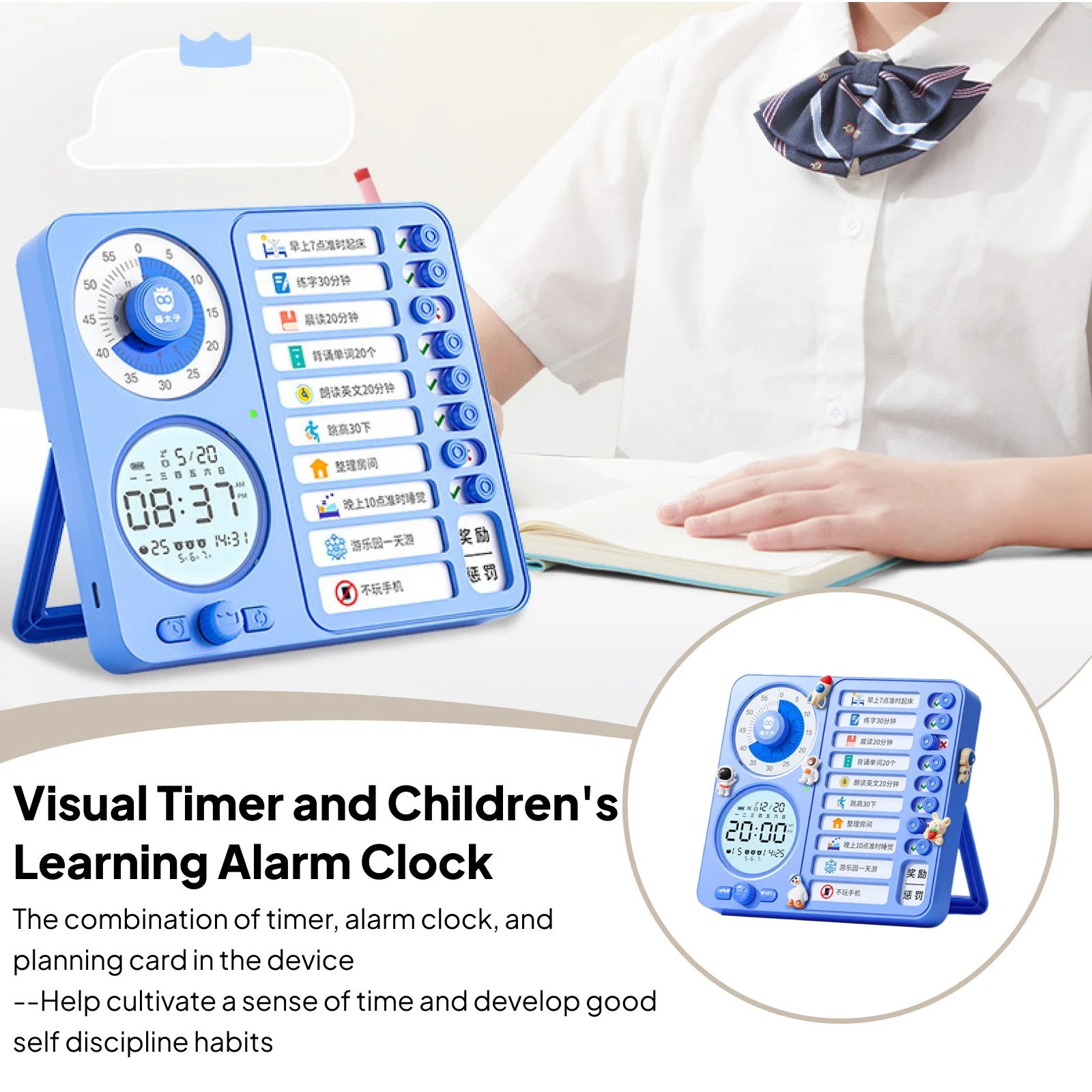 Visual Timer Schedule Board Checklist for Efficient Task Management ...