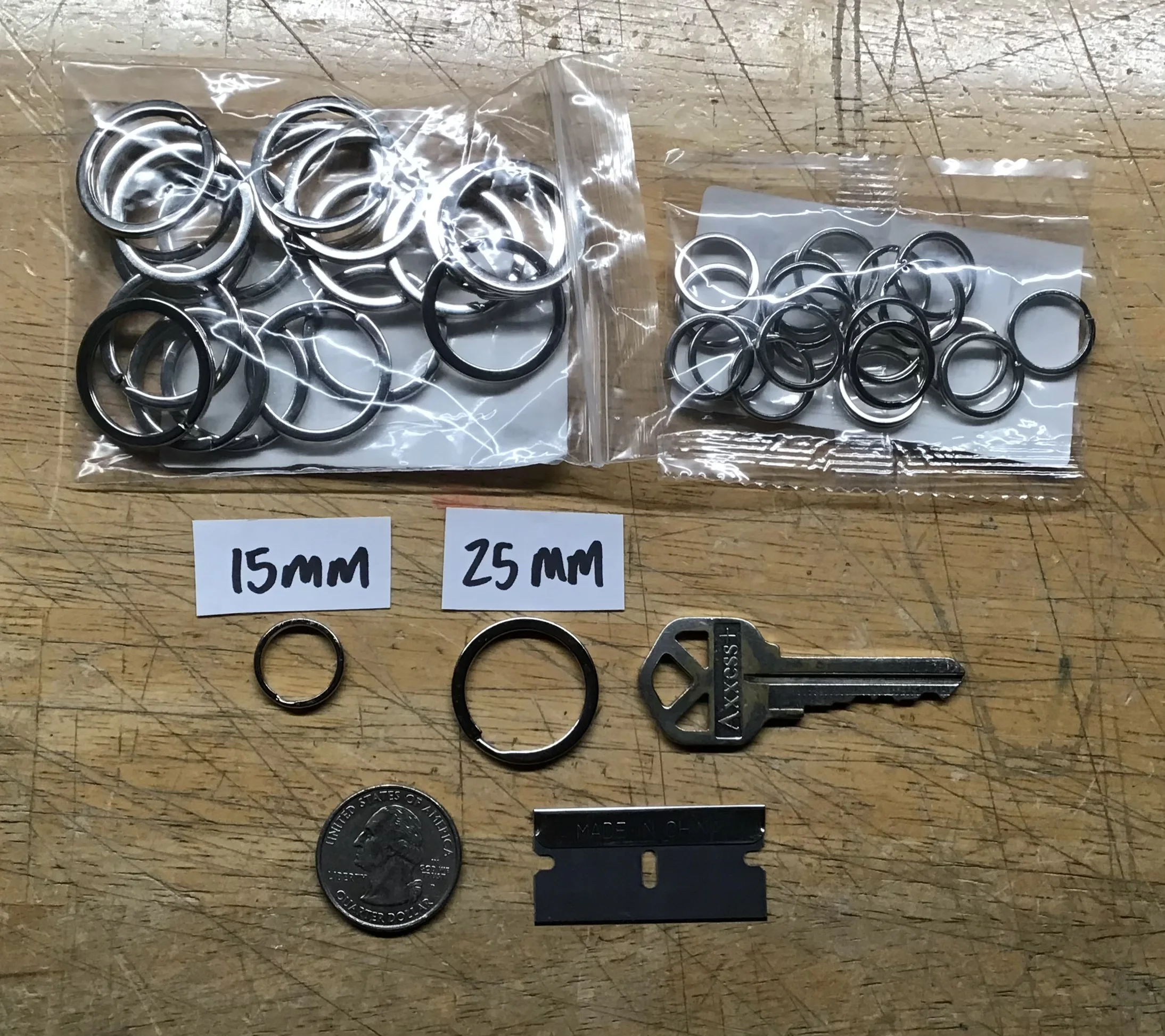 Premium Steel Key Rings – Self Defense Keychain Store