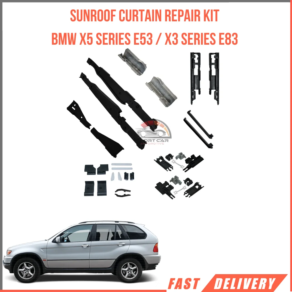 For Sunroot Curtain Repair Kit BMW X5 series E53 / X3 Series E83 32 ...
