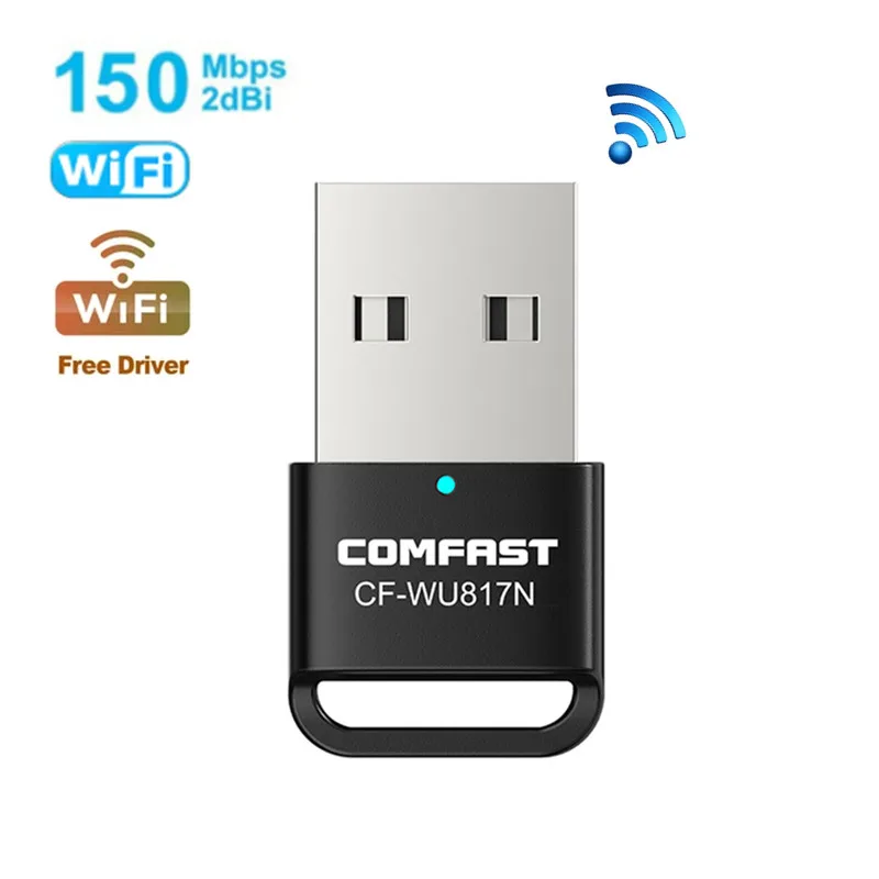 Mini USB Wifi Adapter Antenna Wi-fi 150M wireless network Card Ethernet ...