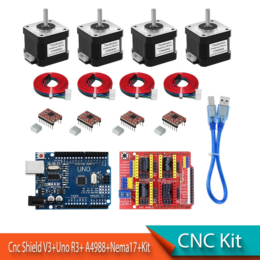 Stepper Motor A4988 Driver | Nema 17 17hs4401 Stepper Motor - Nema17 ...