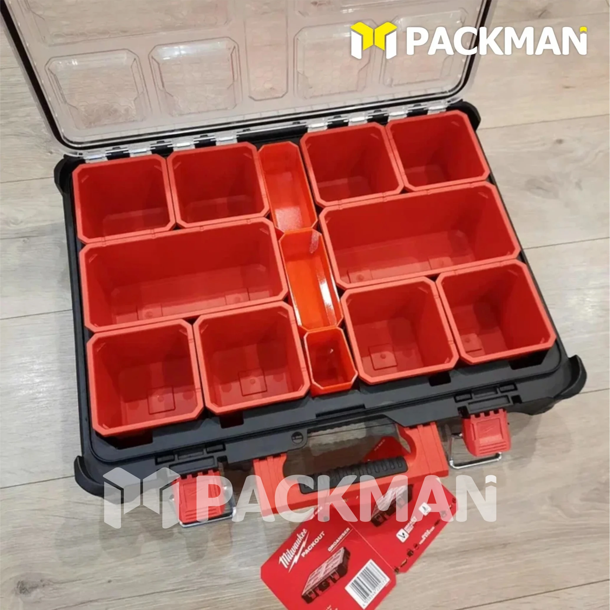 Set ear in Center organizer Milwaukee packout 4932464082 packout ...