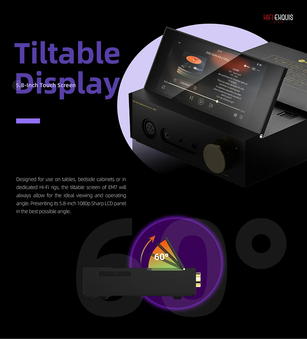 Shanling EM7 Streamer DAC & AMP RIG Headphone Amplifier