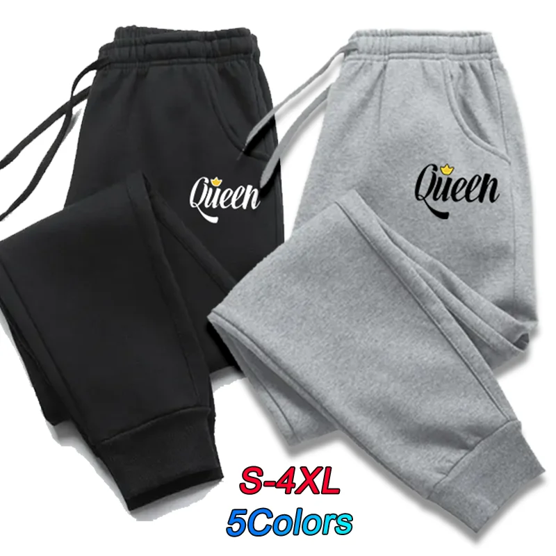 Women Queen Printed Sweatpants Long Pants Jogger Trousers Casual Sports ...