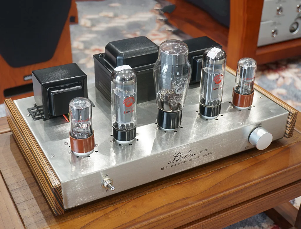 Oldchen Silver EL34 Tube Single-Ended Amplifier 6SN7 5u4g amp