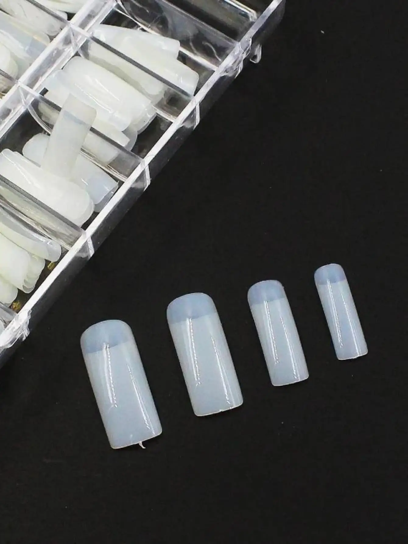 Leveagora store 100 Nail Tips para Alongamento de Unhas Gel Acrigel 10 ...