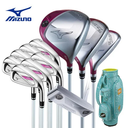Mizuno JPXQ Women Golf Club Set 12pcs Golf Club Wood Irons Putters Graphite L Shaft Golf Clubs ...