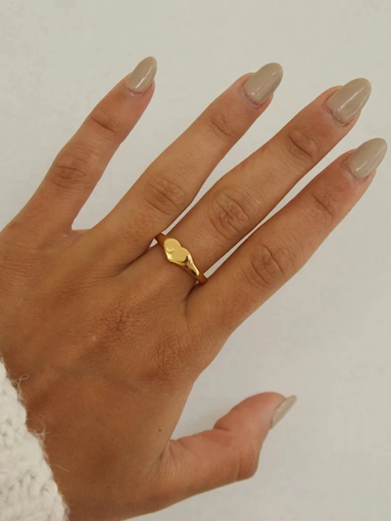 Uworld-Romantic-Engravable-Heart-Signet-Ring-Stainless-Steel-Wedding ...