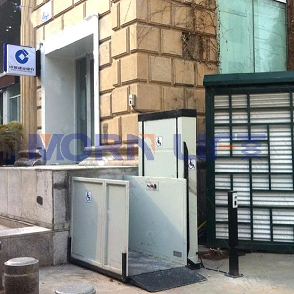 MORN Custom Vertical Platform Lift Hydraulic Small Home Wheelchair ...
