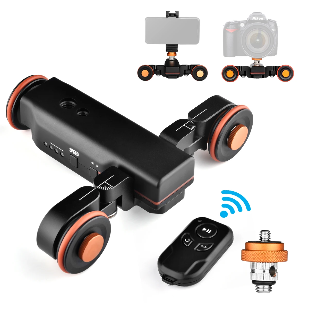 Yelangu L4x Motorized Camera Slider Rechargeable Camera Dolly Slider