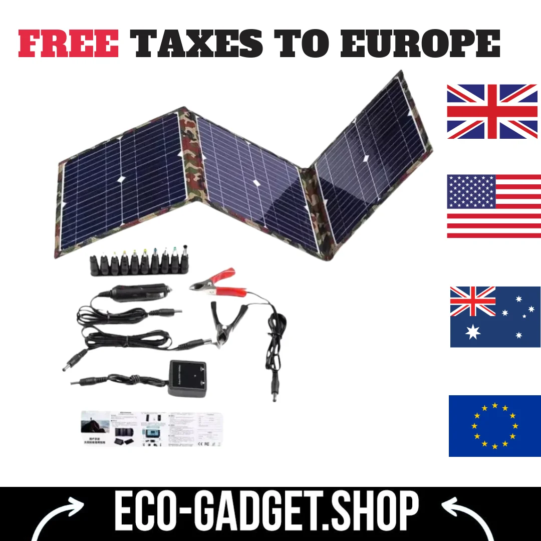 Camping-Solar-Panel-Kit-Foldable-Solar-Power-Station-MPPT-Portable ...