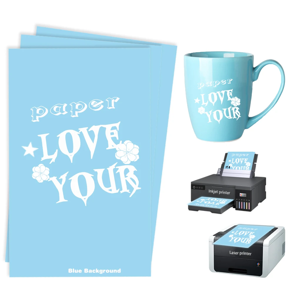 Blue-background-Laser-Water-Transfer-Printing-Decal-Paper-A4-clear ...