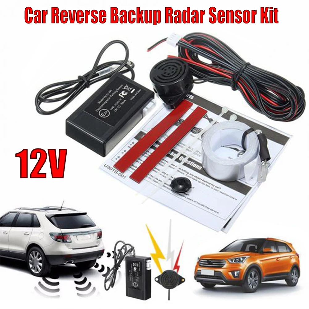 12V-Electromagnetic-Car-Truck-Parking-Reversing-Reverse-Backup-Radar-Sensor-Kit-Car-Parking ...