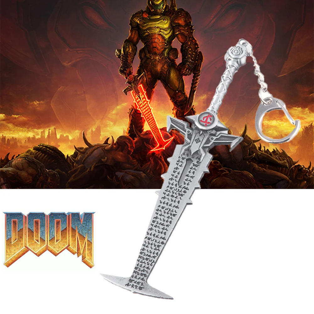 Llavero-eterno-de-juego-Doom-para-hombres-y-mujeres-modelo-de-utiler-a ...