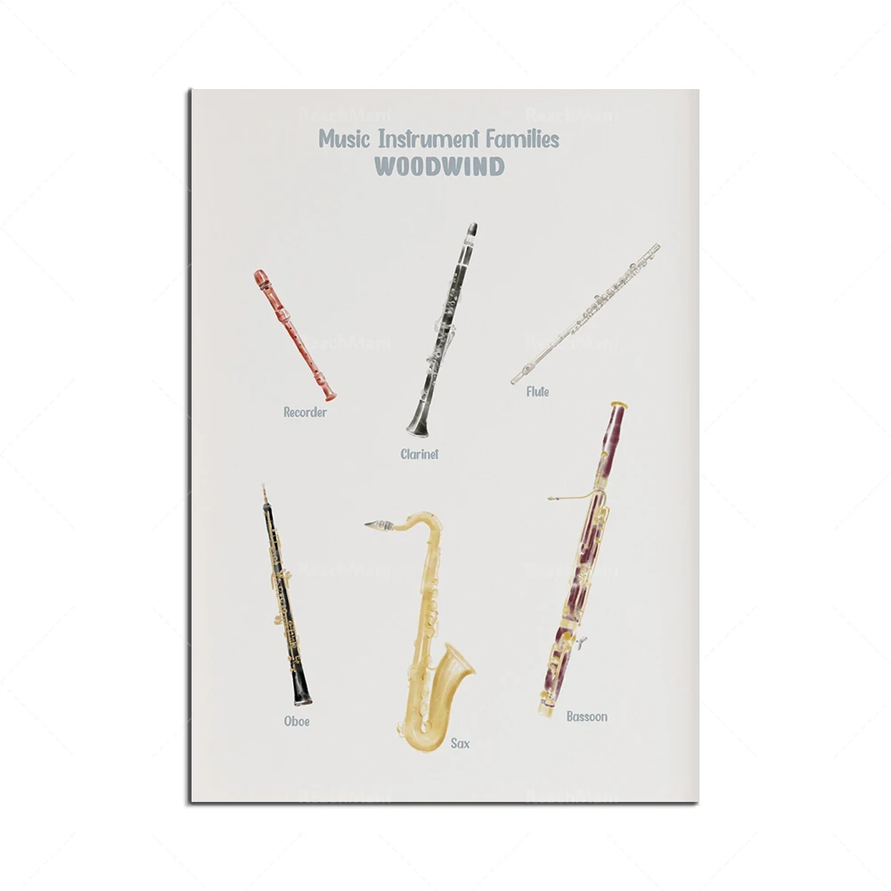 Instrument Families Poster