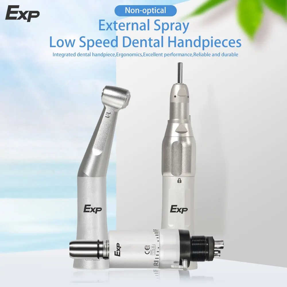 Exp Dental Low Speed Handpiece Contra Angle 1:1 And Straight Handpiece ...