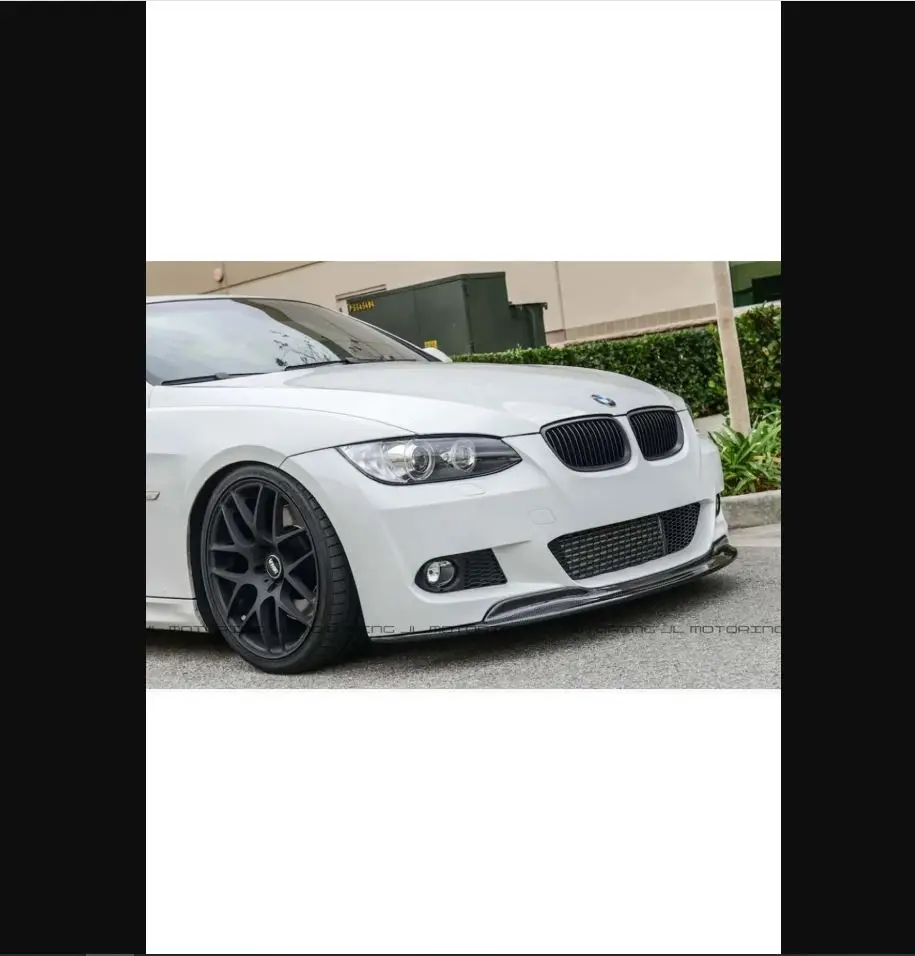 For-Bmw-E92-M-Tech-Gts-Front-Lip-2007-To-2011-Plastic-Glossy-Black-Non ...