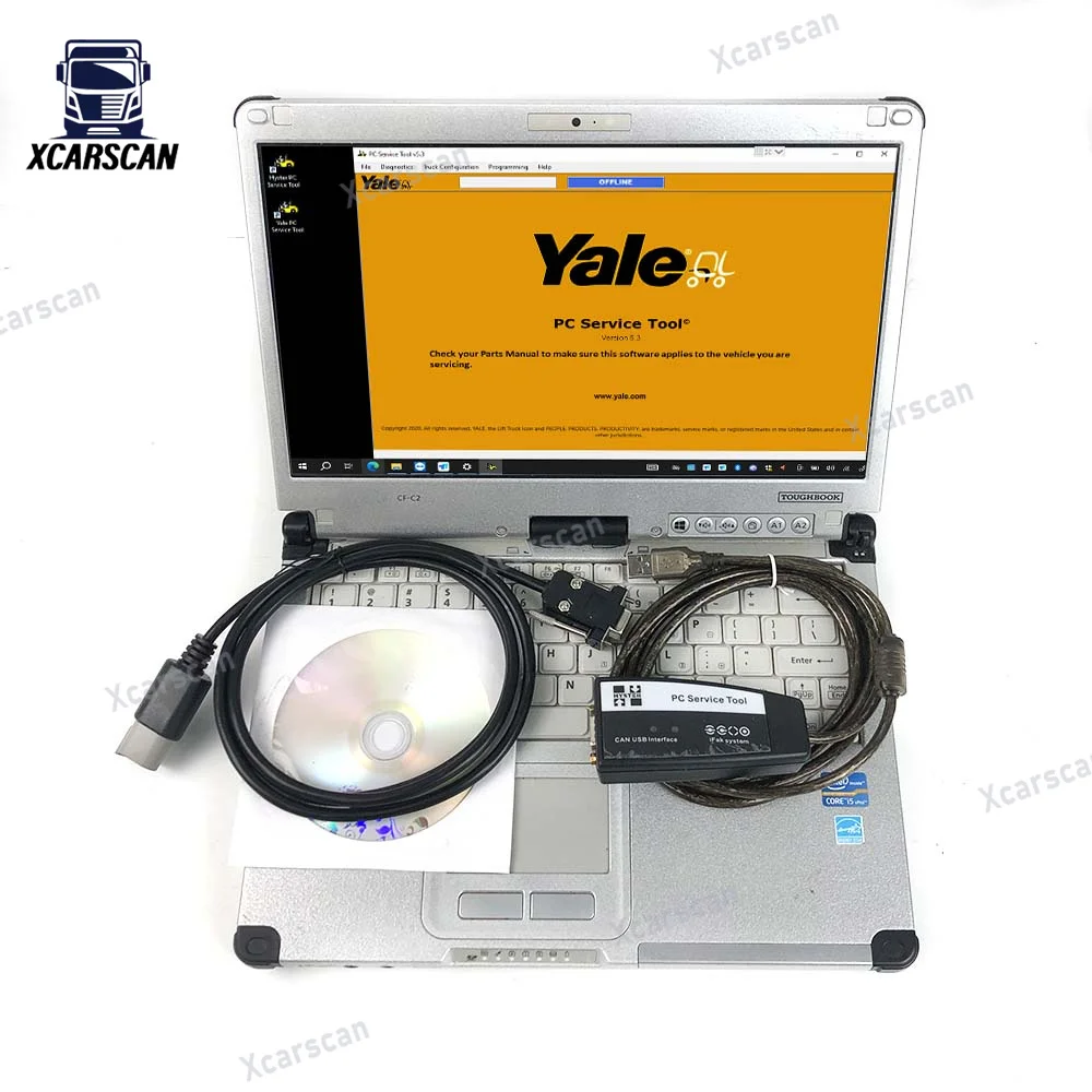 for hyster yale forklift diagnostic scanner yale hyster pc service tool ...