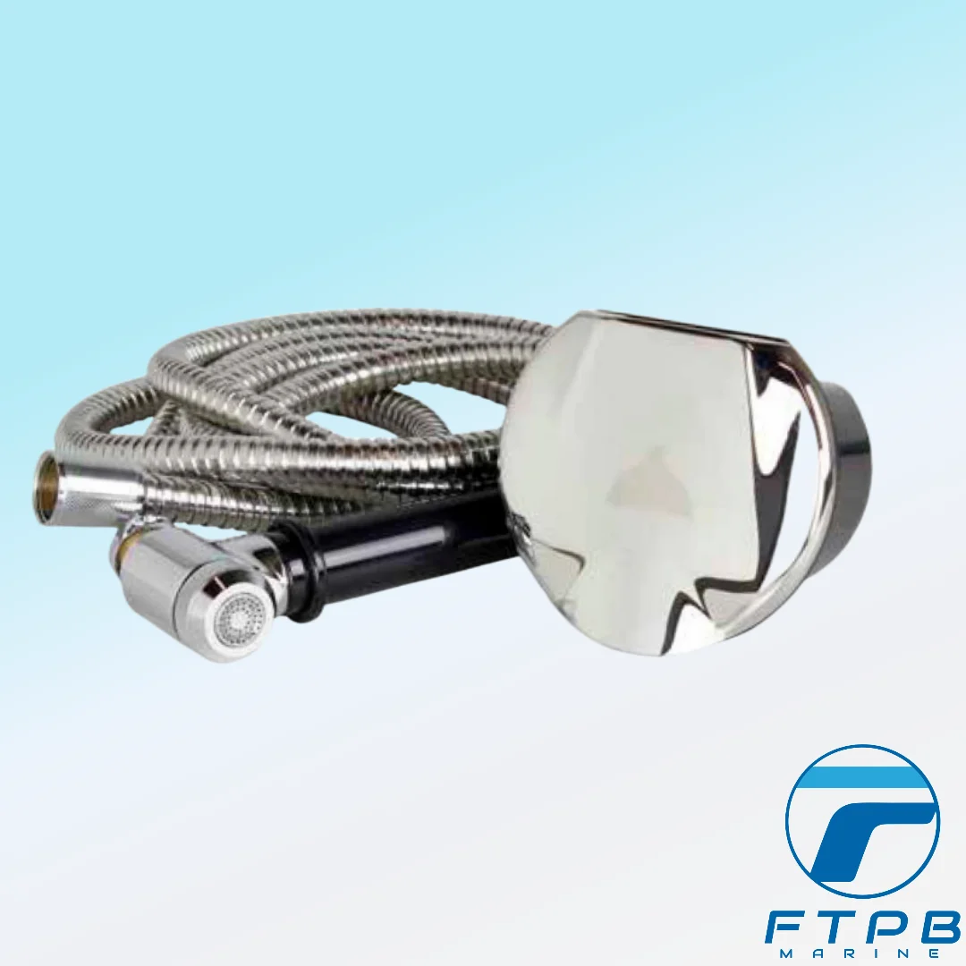 Marine-Accessories-Boat-Stainless-Steel-Transom-Shower-Kit-With-8-Nylon ...