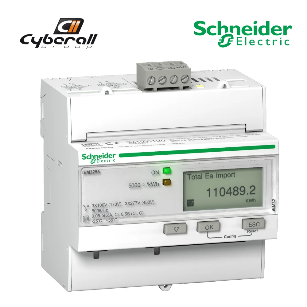Schneider Electric-cyberall-energy Meter Acti9 Iem3255 5a 5-40v ...