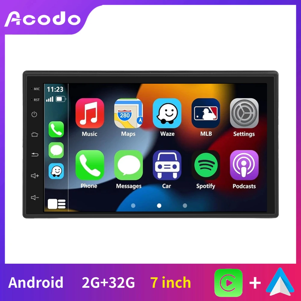 ACODO-Jogador-multim-dia-Android-7-Polegada-Carplay-sem-fio-Auto-R-dio ...