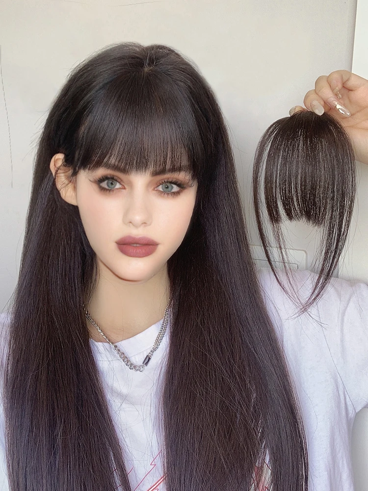 Natural Hair Bangs Extension | Natural Hair False Fringe | Natural Hair ...