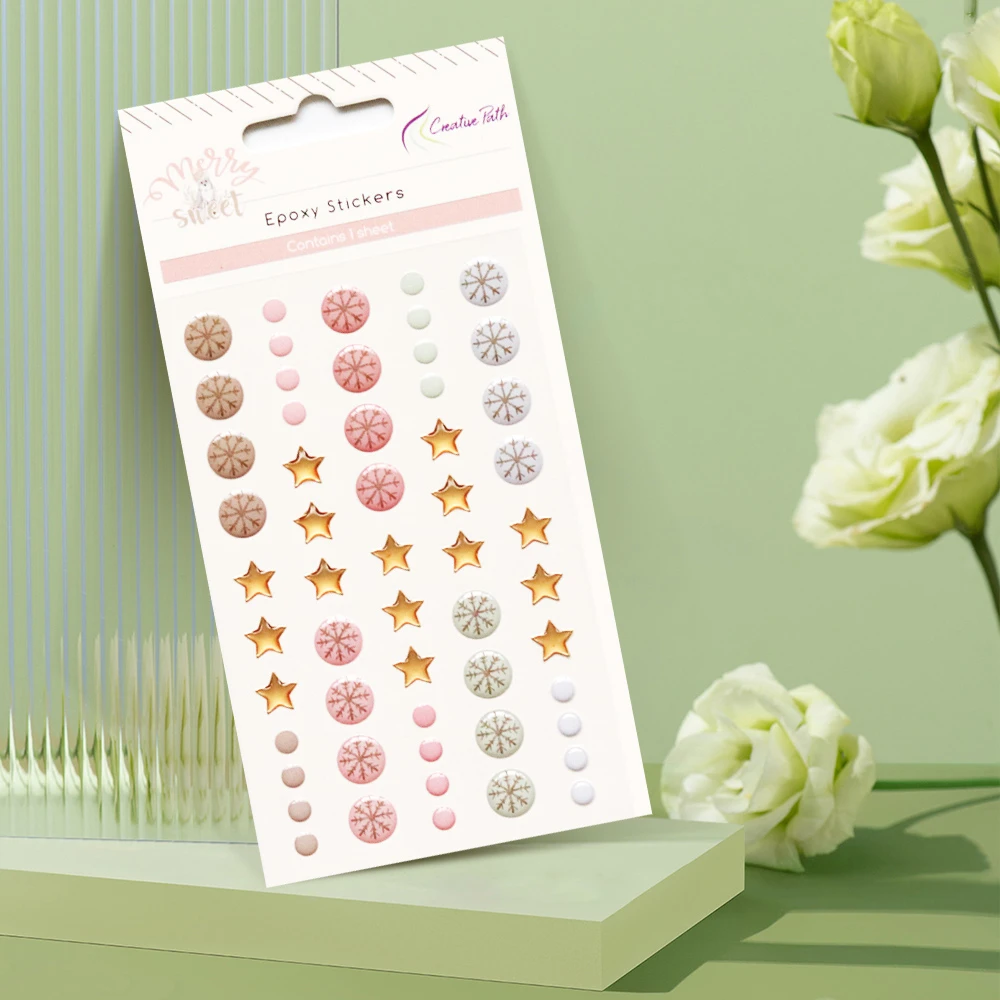 Enamel Dot Self Adhesive Embellishment Cardmak - Resin Stickers Self ...