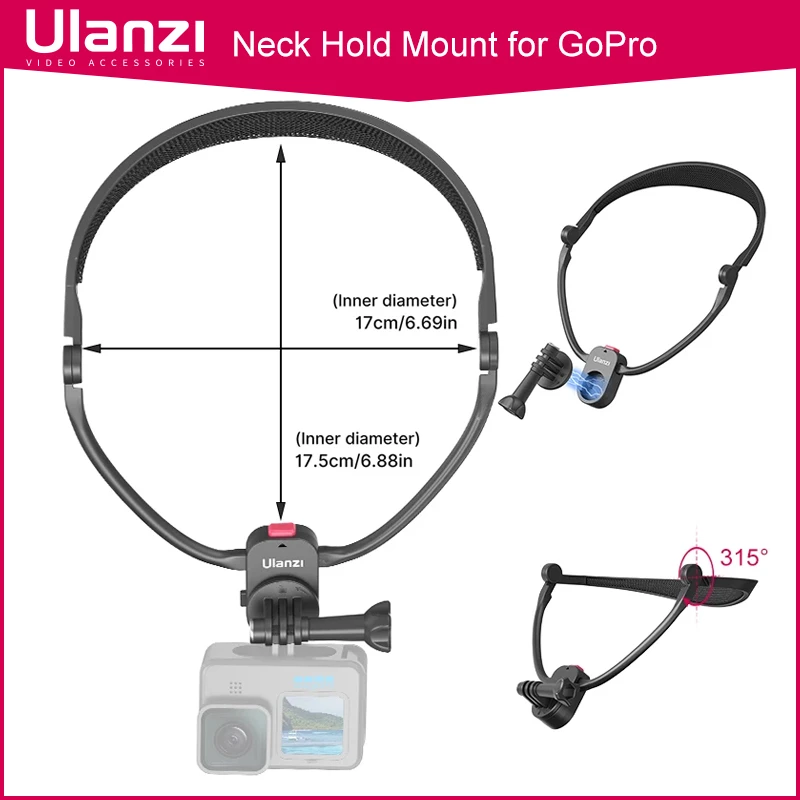Ulanzi Go-quick Ii Neck Hold Mount | Magnetic Vlog Accessories - Sports ...