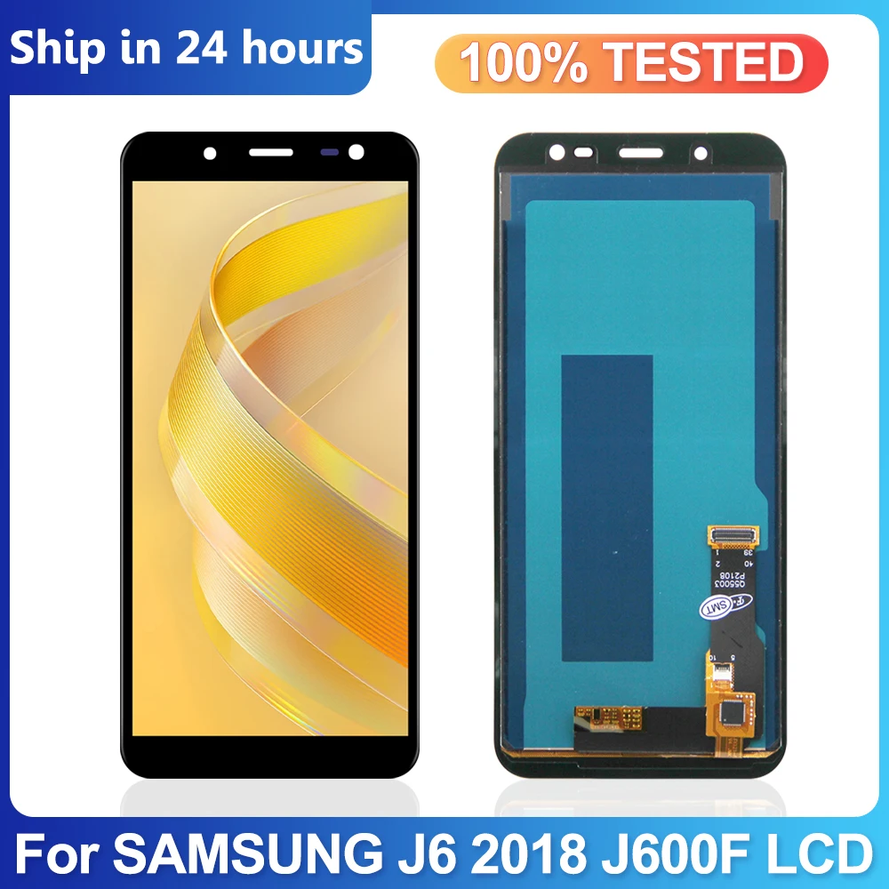 Samsung-Galaxy-J6-LCD-Display-Touch-Screen-Digitizer-Substitui-o-Assembly-J600-J600F-J600F-DS ...