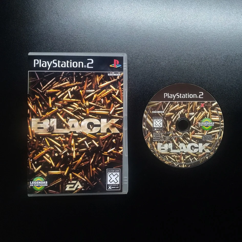 Black – PT BR – Game Repro Playstation2, Playstation2, Reprodução Cópia ...