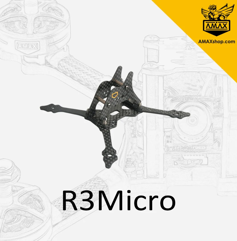 R3Micro-3inch-Light-Weight-FPV-Toothpick-Drone-Carbon-Frame-High ...