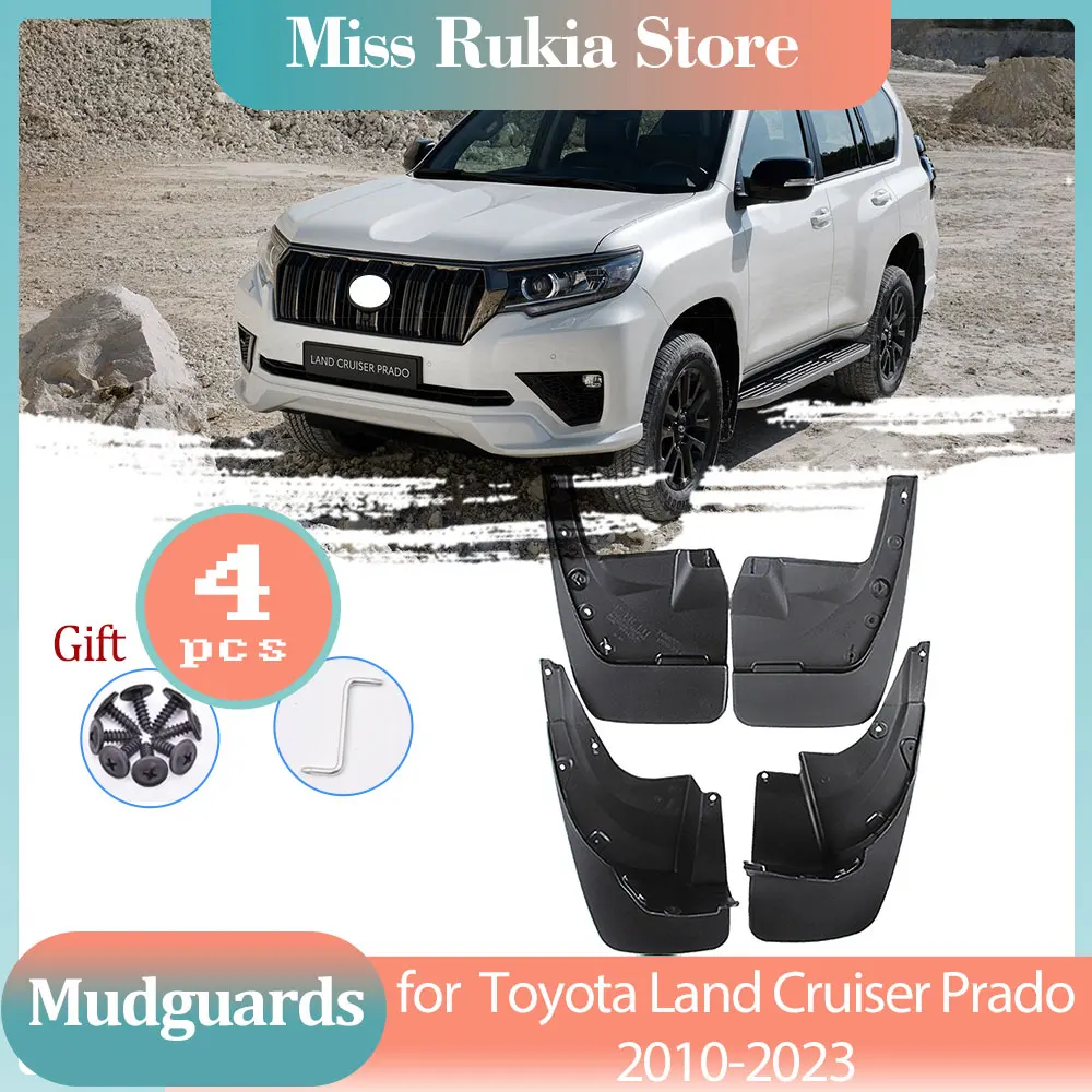 4x Car Mud Flaps for Toyota Land Cruiser Prado 150 J150 2010~2023 ...