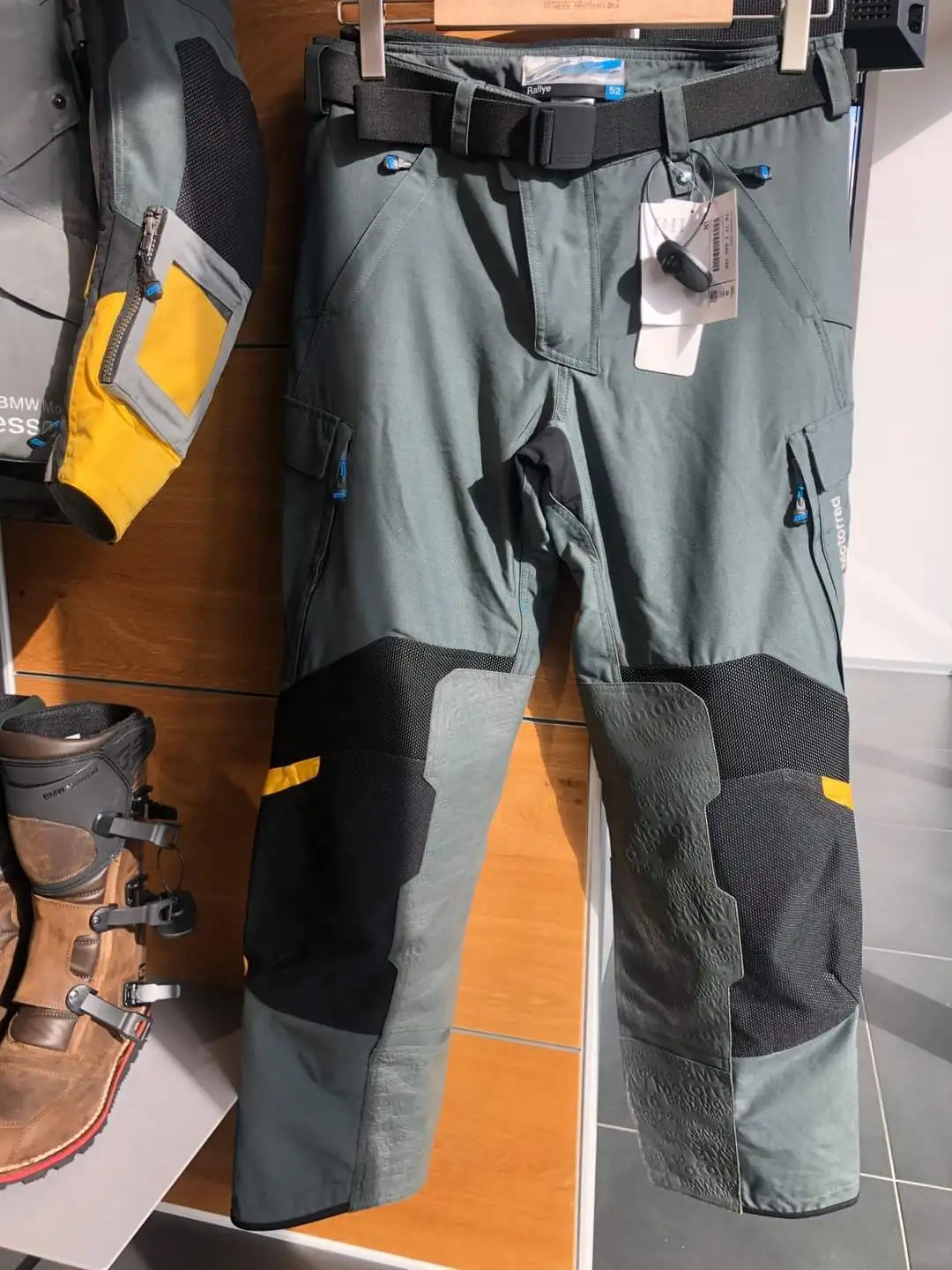 Pantalon de rallye Hurrad pour homme, gris, jaune, touser, moto ...