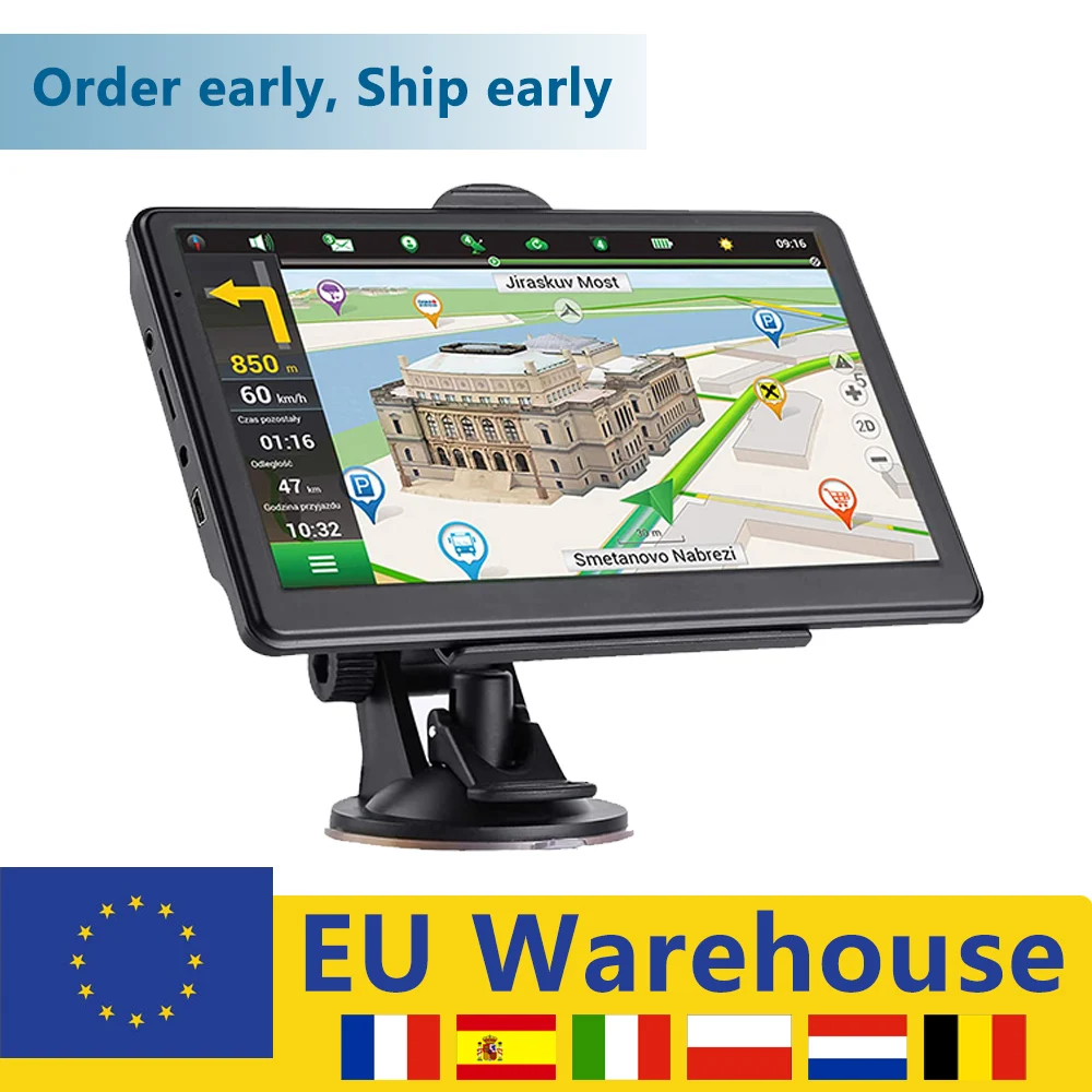 Car-GPS-Navigation-7-Inch-Touch-Screen-GPS-Navigator-Truck-Sunshade-Sat ...