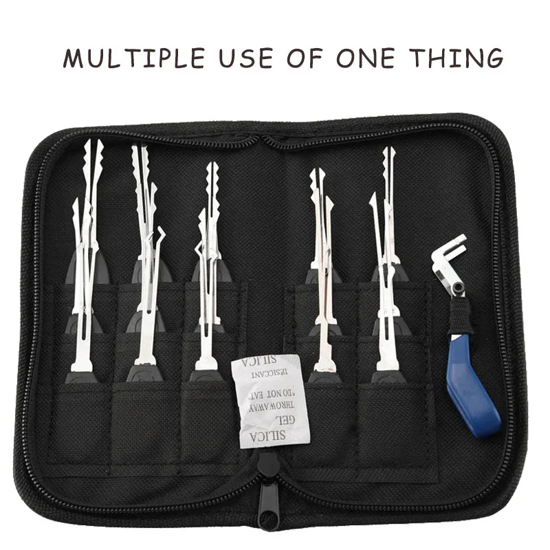 KLOM-15-Wafer-Lock-Rake-Pick-Sleeve-Comes-with-15-Automatic-Entry-Tools ...