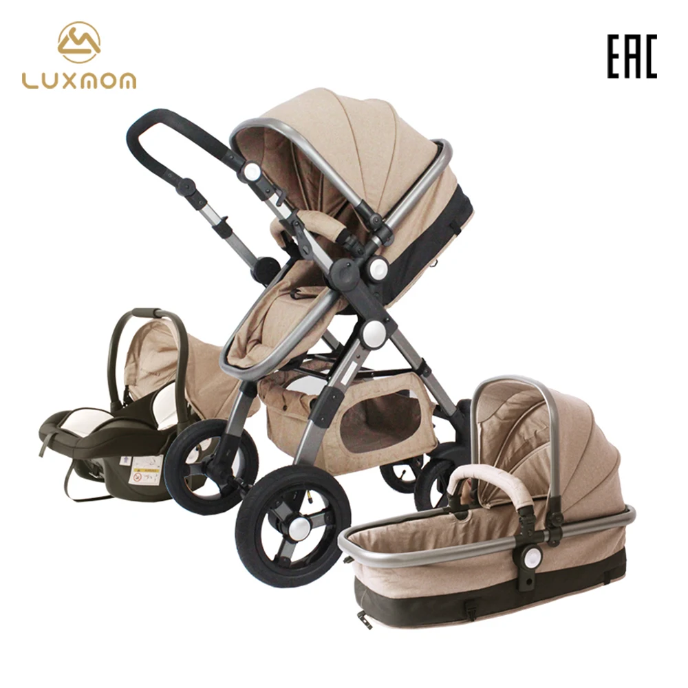 Luxmom baby stroller three in one transformer folding multi function ...