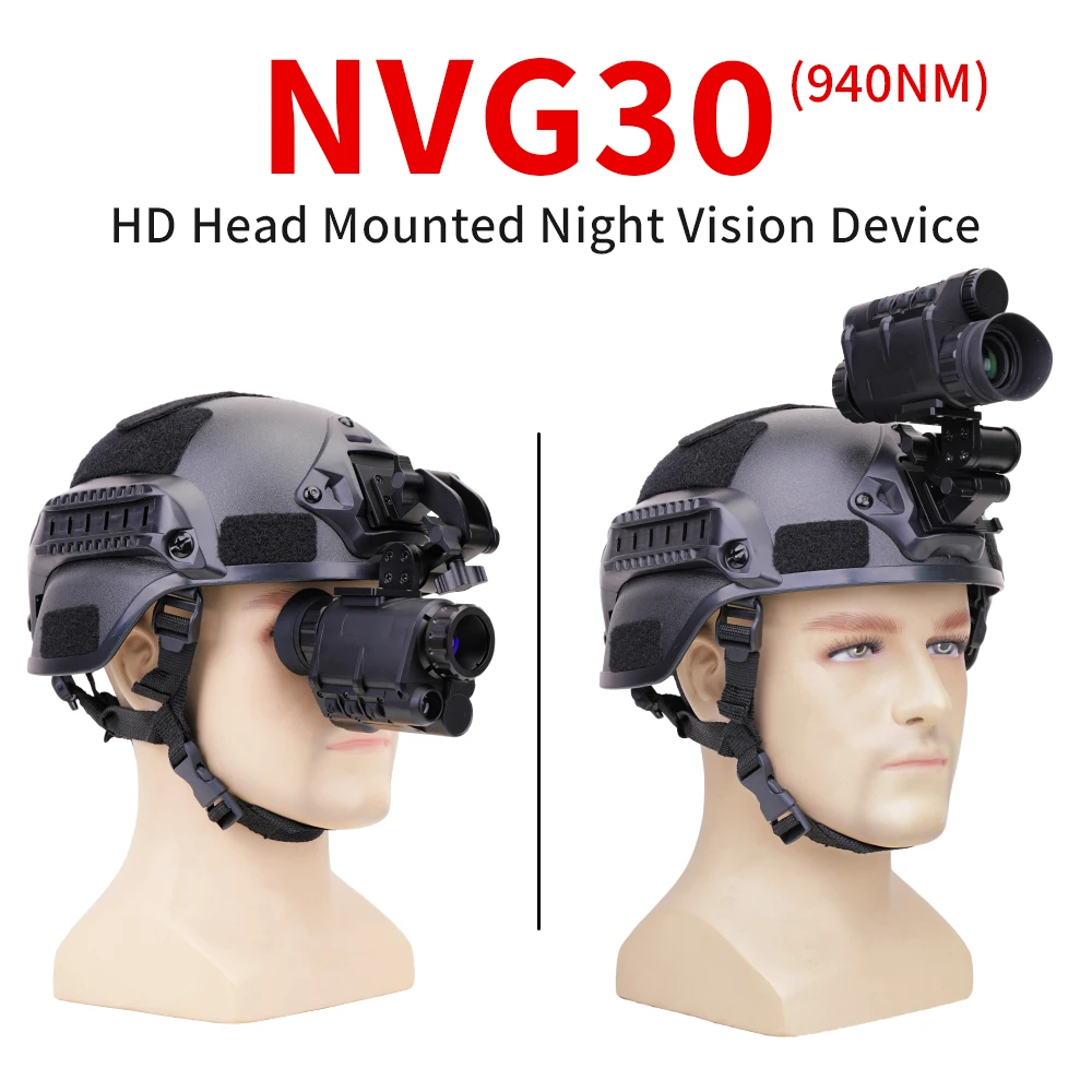 Night-Vision-Hunting-Telescope-NVG30-Green-Monocular-Long-Reach-940nm ...