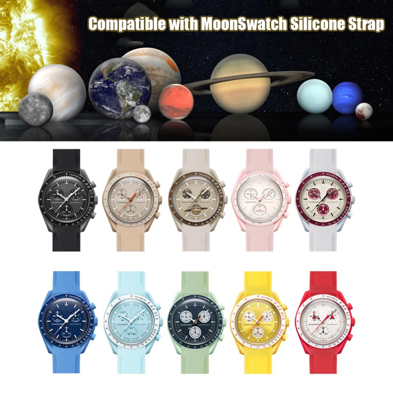 Omega Moonwatch Rubber Strap | Omega Watch Straps Rubber | Omega ...