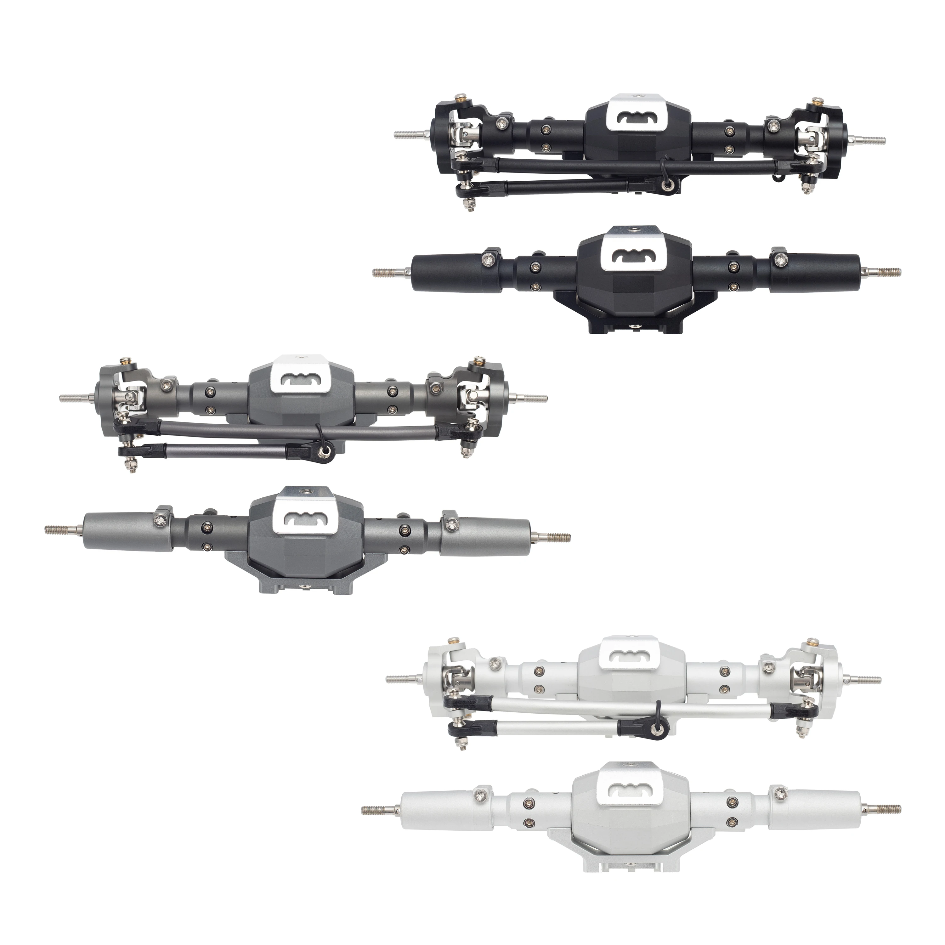 MEUS Metal CNC Straight Axle for Axial SCX10 II 90046 90047 RC Crawler ...