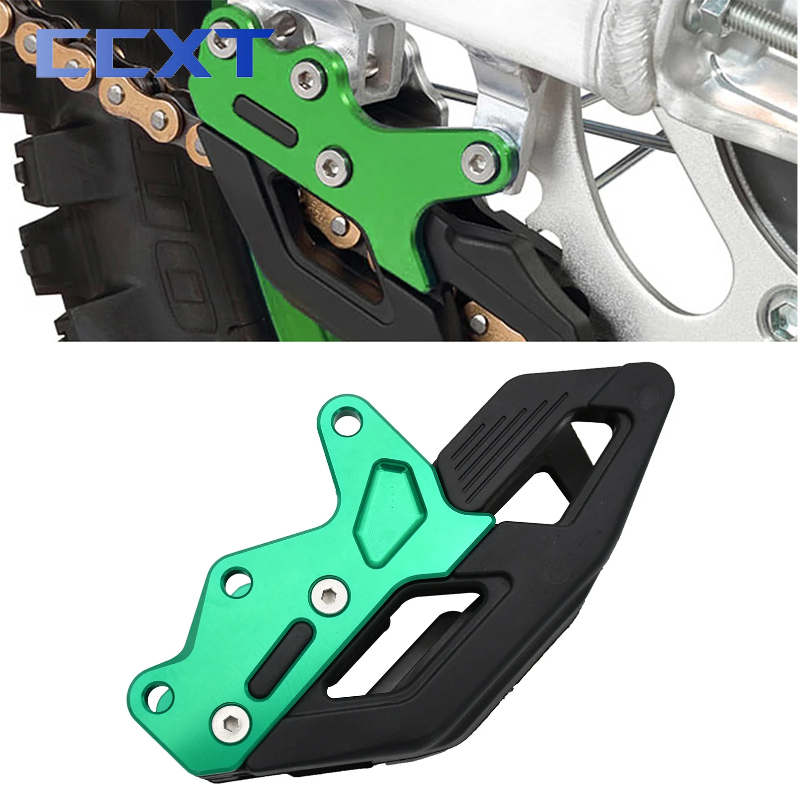 Motorcycle CNC Chain Guide Guard Protector For Kawasaki KX250F KX450F ...