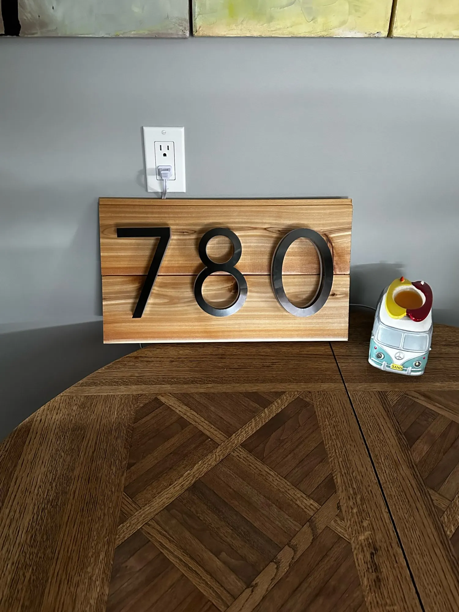 Illuminated House Numbers Backlit Led House Numbers Solar – BacklitLEDsign