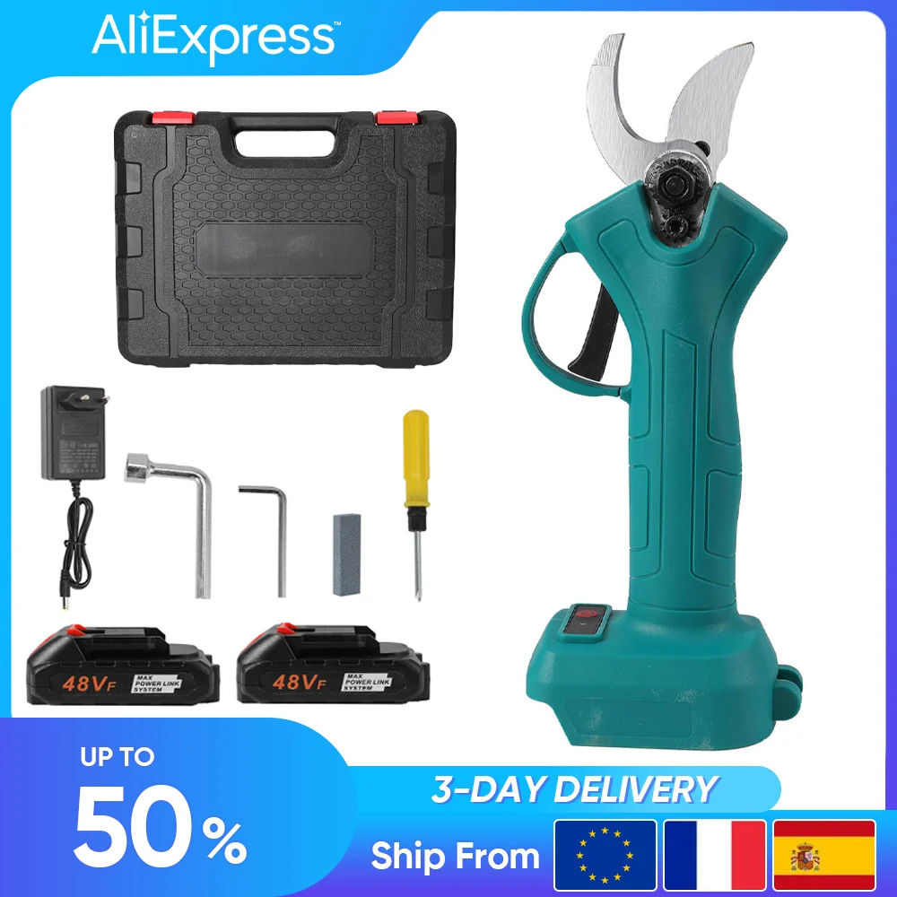 Brushless-Electric-Pruning-Shears-Garden-Tool-Pruner-Cordless-Electric ...