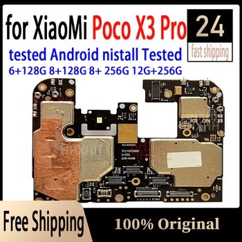 Unlocked Main Mobile Board Mainboard For Xiaomi POCO X3 Pro SmartPhone Motherboard 6GB 128GB/8GB ...