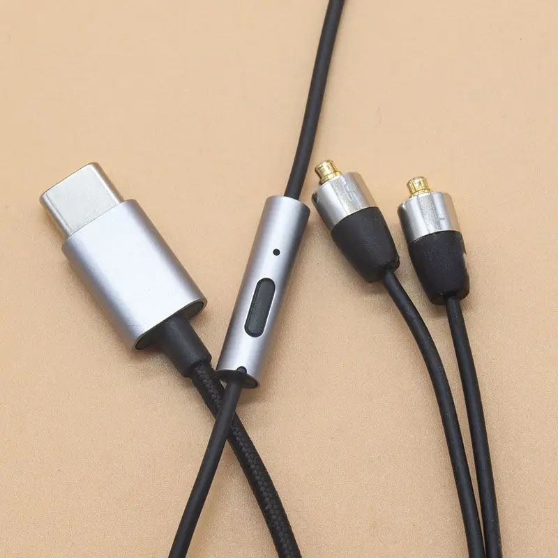 MMCX to USB Type C Audio Cable for Shure SE215 SE315 SE535 SE846 UE900 Headphone Upgraded ...