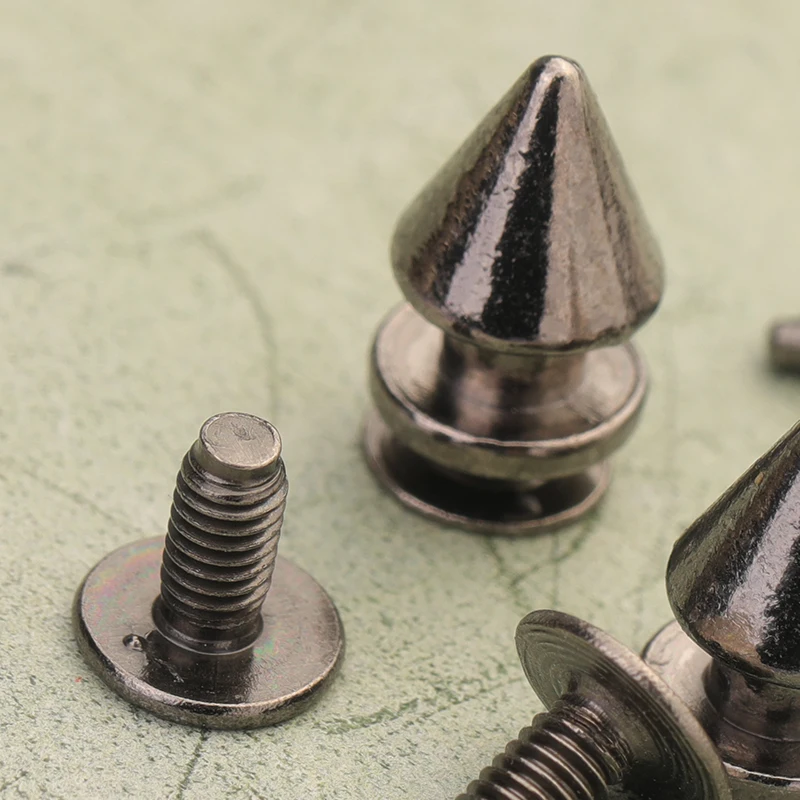 TLKKUE-Remaches-Punk-de-30-piezas-y-50-piezas-tachuelas-traseras-de ...