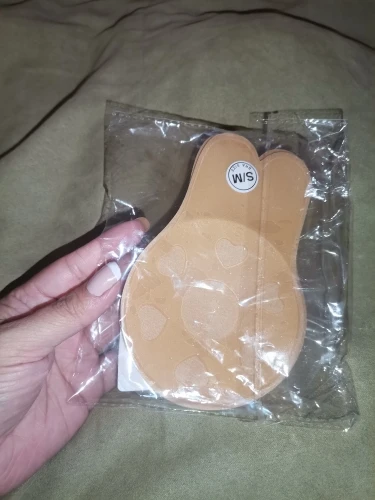 Reusable Lift Up Invisible Tape Bra【1 Pair Black + 1 Pair Cream ...