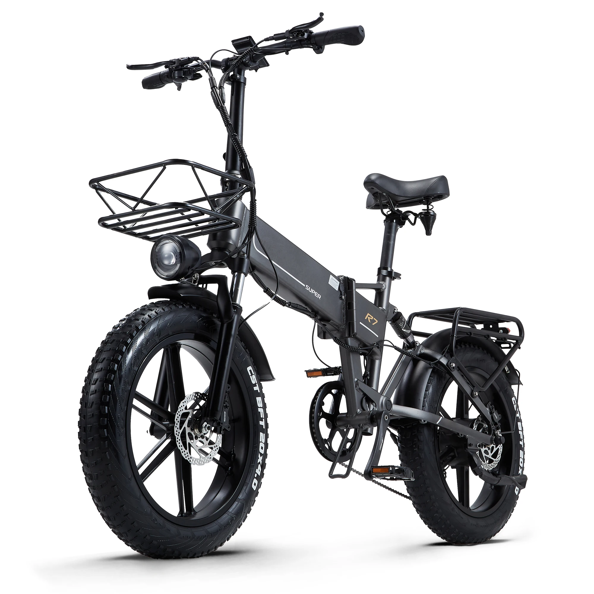 20 Inch Elektrische Fiets 800W 48V16AH Lithium Batterij 4.0 Vet Band ...
