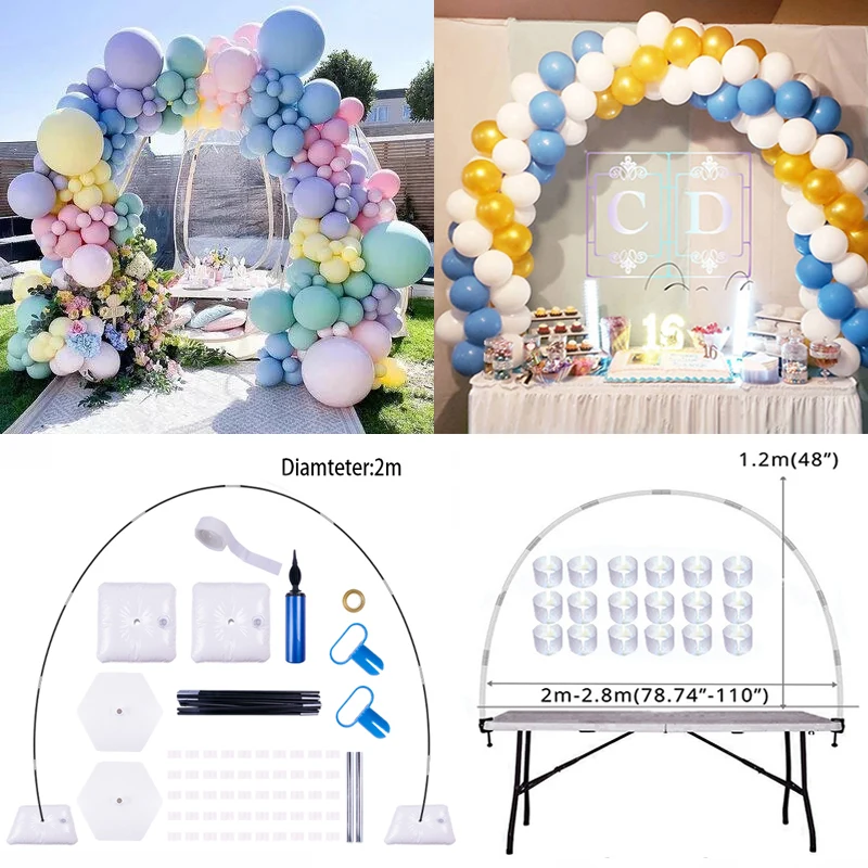 Adjustable-Balloon-Arch-Kits-with-Water-Filling-Base-Birthday-Party ...